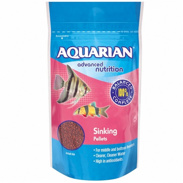 Aquarian Sinking Pellets 100g | The WaterZoo | Tropical fish | marine ...
