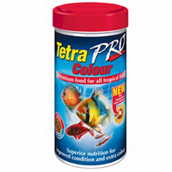 TETRA PRO COLOUR CRISPS 110G | The WaterZoo | Tropical fish | marine ...