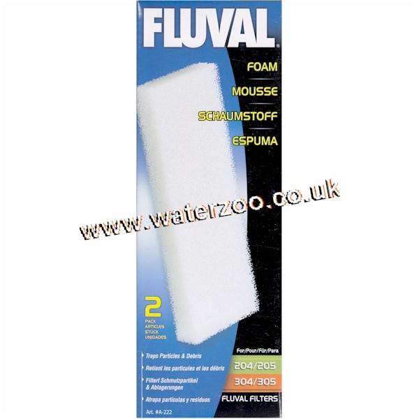 Fluval 204/05/06 & 304/05/06 Foam Max 2pk | The WaterZoo | Tropical ...