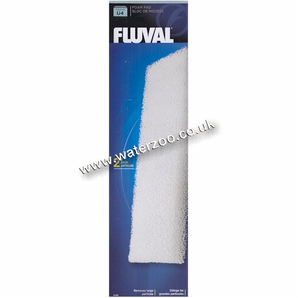 Fluval U4 Foam 2pk | The WaterZoo | Tropical fish | marine fish & aquariums