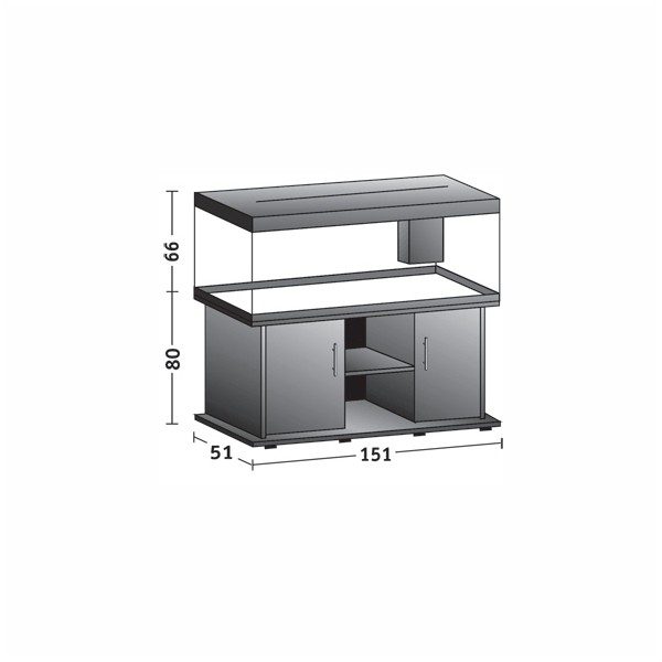 Juwel Rio 450 Led Aquarium Dark Wood | The WaterZoo | Tropical fish ...