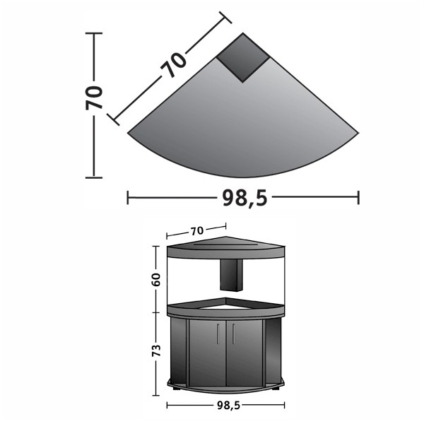 Juwel Trigon 190 Led Aquarium White | The WaterZoo | Tropical fish ...