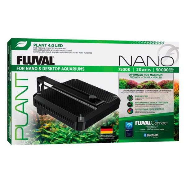 Fluval Plant 4.0 Nano 7500k 20w | The WaterZoo | Tropical fish | marine ...