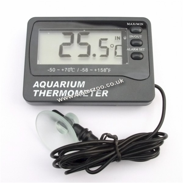 Digital Aquarium Thermometer With Alarm | The WaterZoo | Tropical fish ...