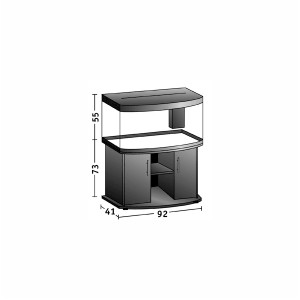Juwel Vision 180 Led Aquarium Black | The WaterZoo | Tropical fish ...